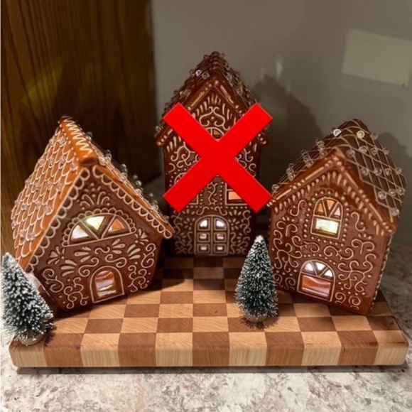 Aldi | Holiday | Gingerbread Ceramic Lit Christmas Villages Aldi Htf ...